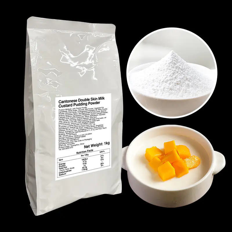 Double Skin Milk Custard Pudding Powder | ⌈ HEQUAN