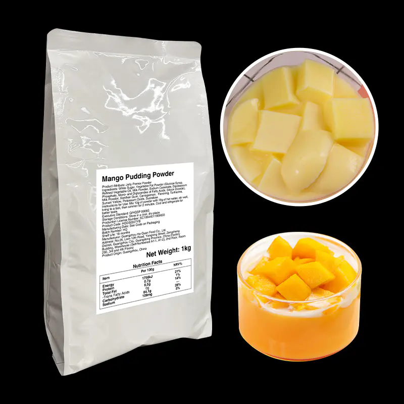 Gelatin Powder-Mango Pudding Powder | ⌈ HEQUAN