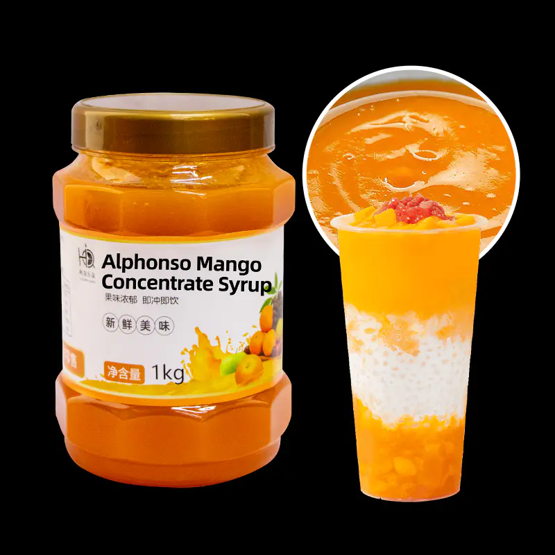 Syrup-Alphonso Mango Concentrate Syrup | ⌈ HEQUAN